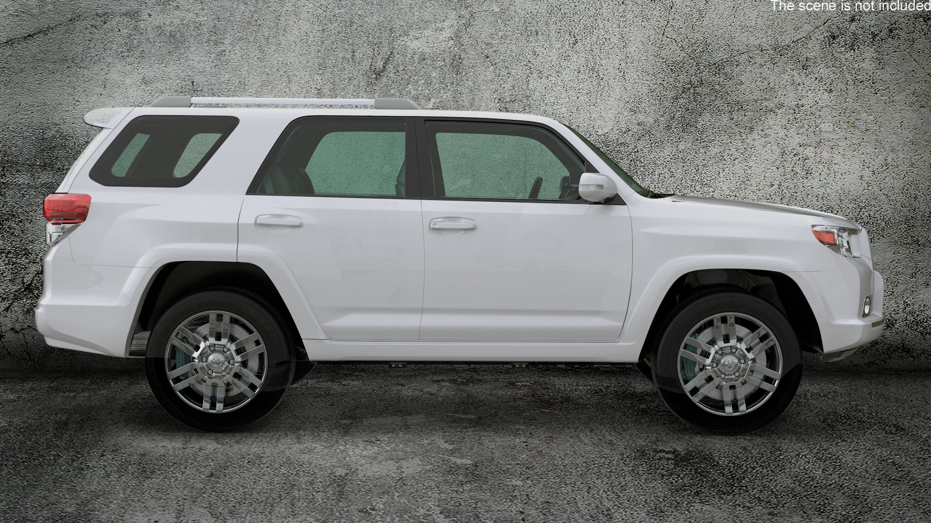 3D Model Mid Size SUV Toyota 4Runner Rigged - TurboSquid 2186760