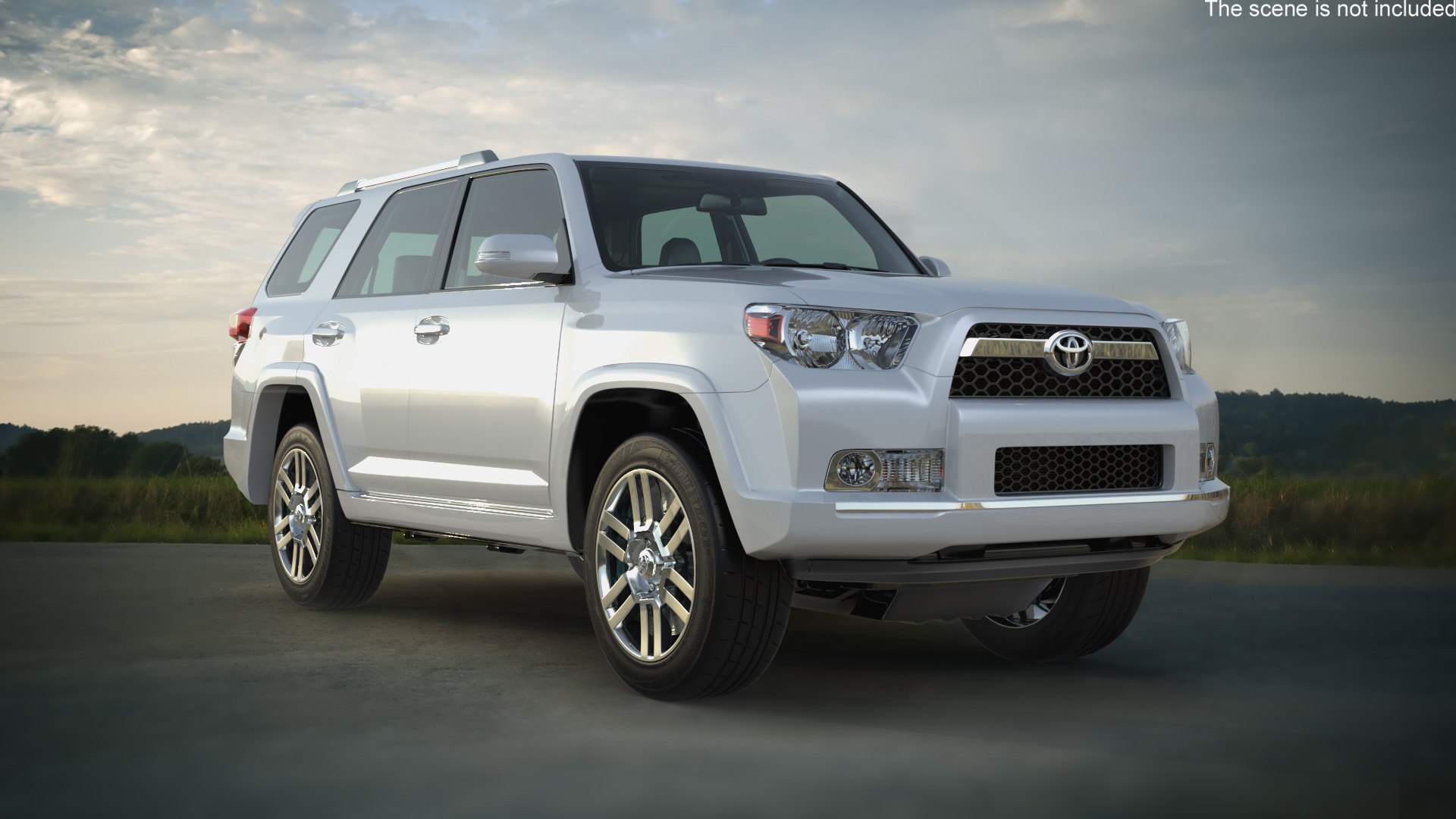 3D Model Mid Size SUV Toyota 4Runner Rigged - TurboSquid 2186760