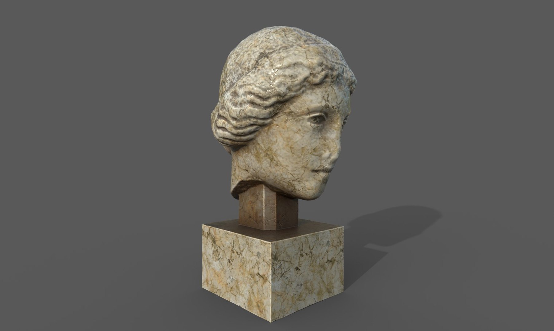Head Of Aphrodite Model - TurboSquid 1822097