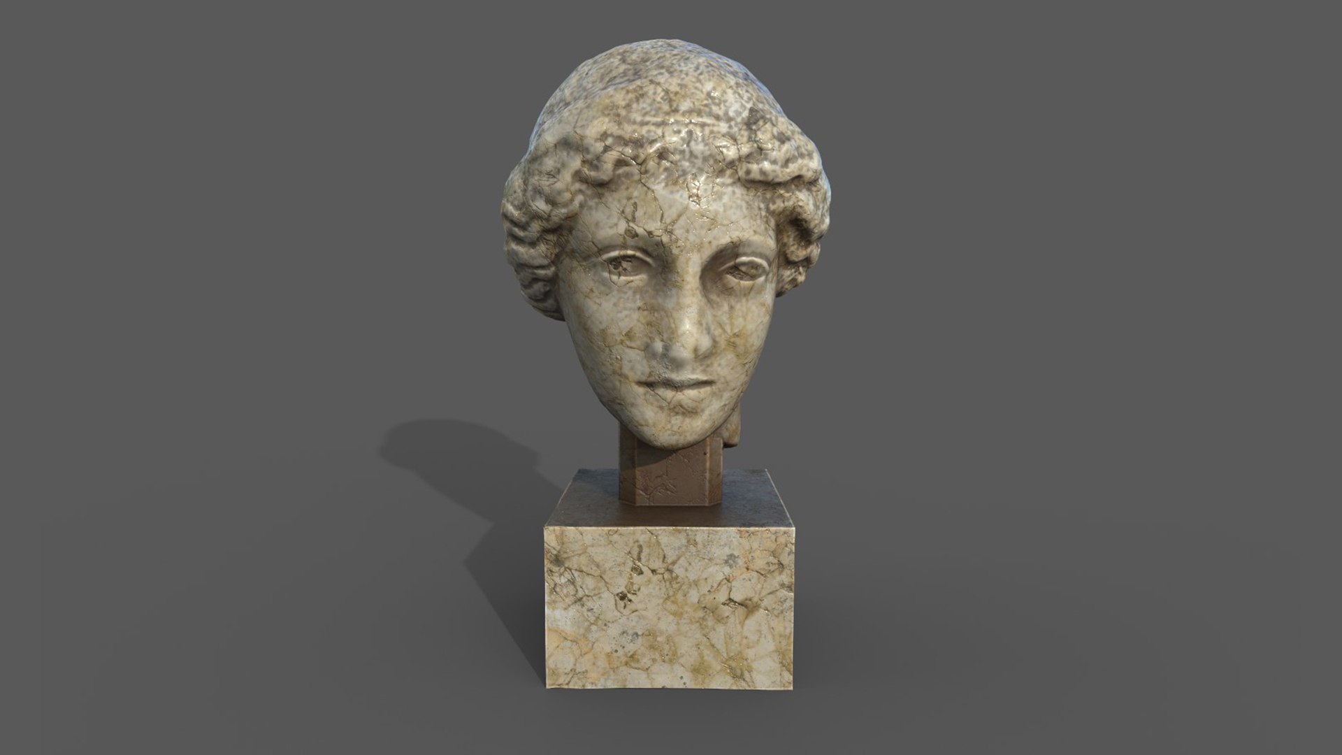 Head Of Aphrodite Model - TurboSquid 1822097