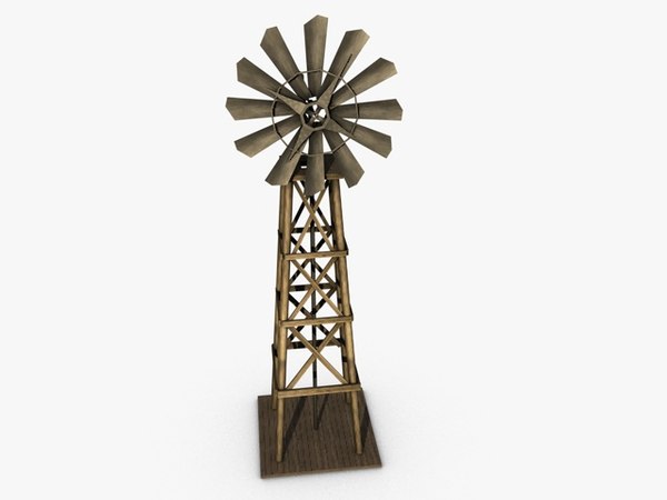 3d windmill wind model