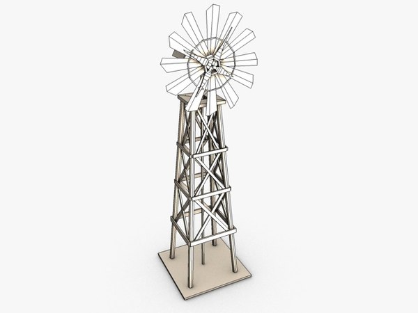 3d windmill wind model