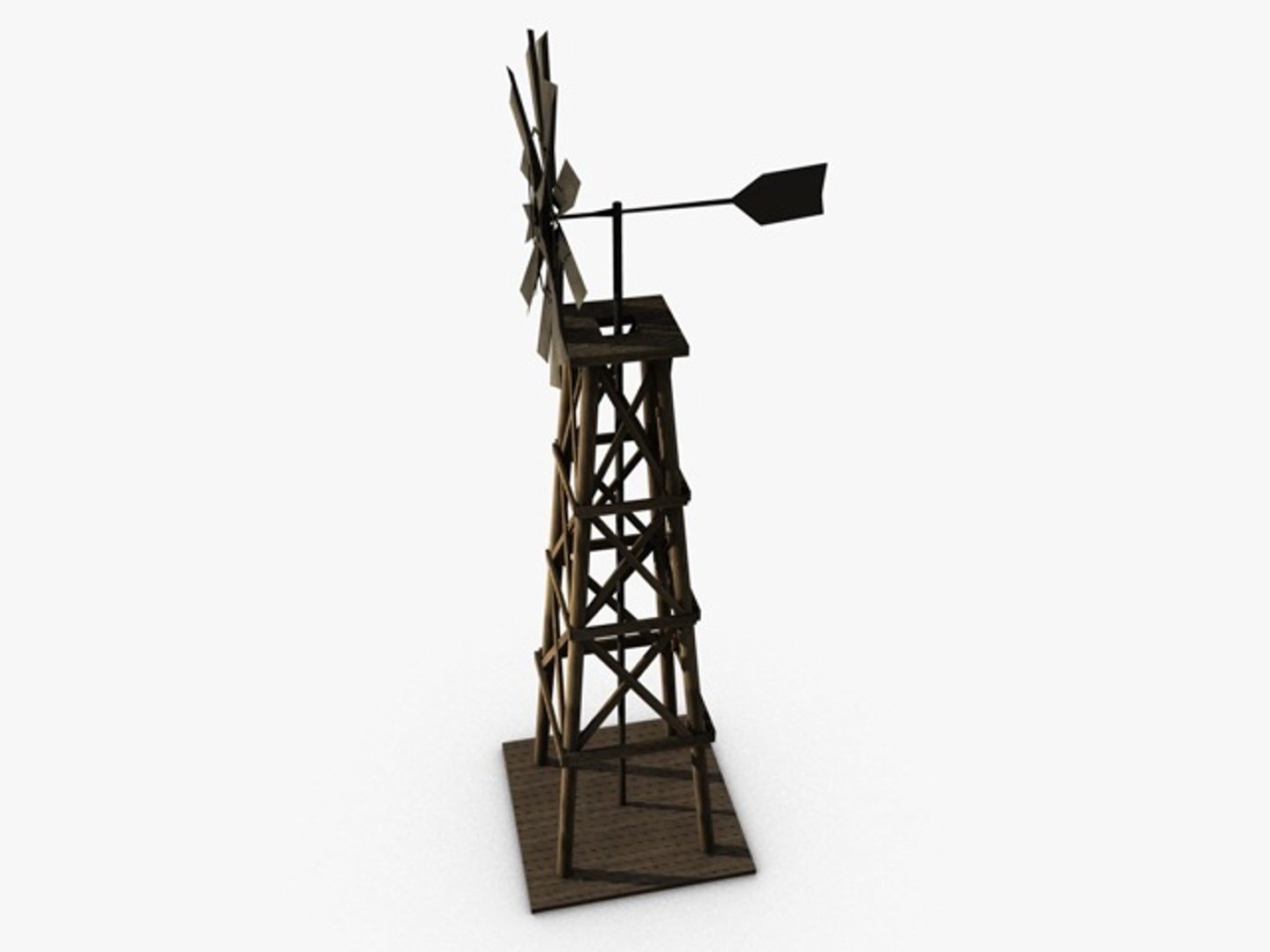 3d windmill wind model