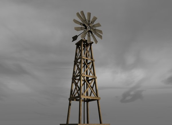 3d windmill wind model