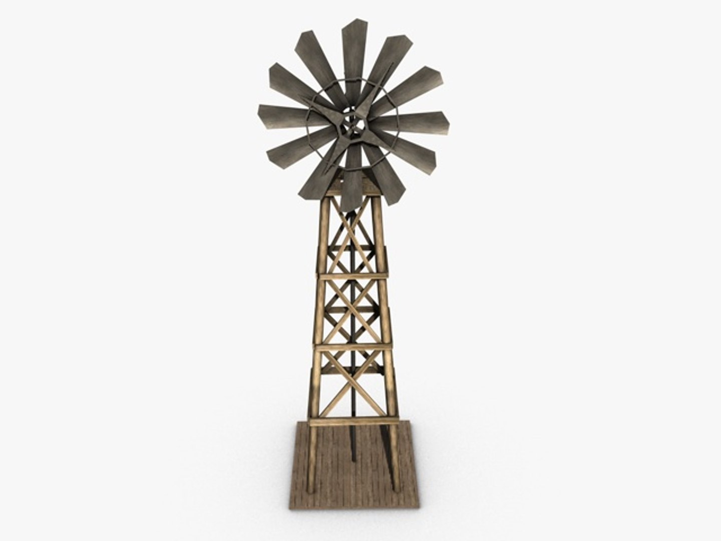 3d windmill wind model