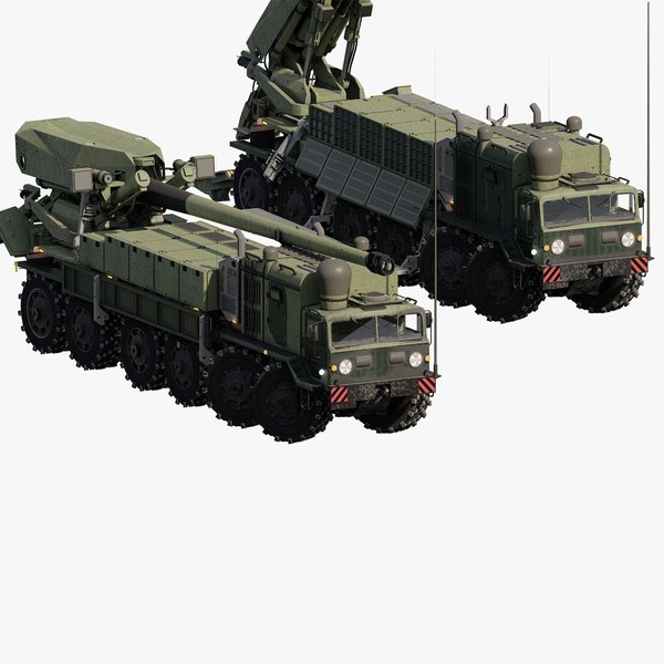 modelo 3d Sistema de artillería autopropulsada ruso - TurboSquid 2325898