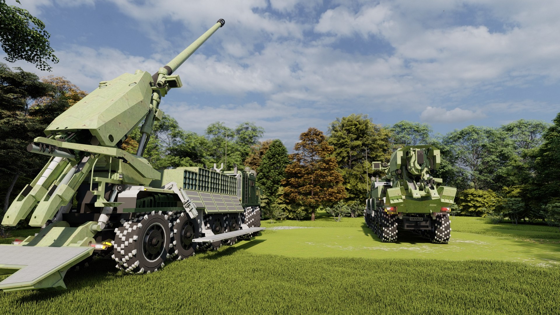 3D Russian Self-propelled Artillery System - TurboSquid 2325898
