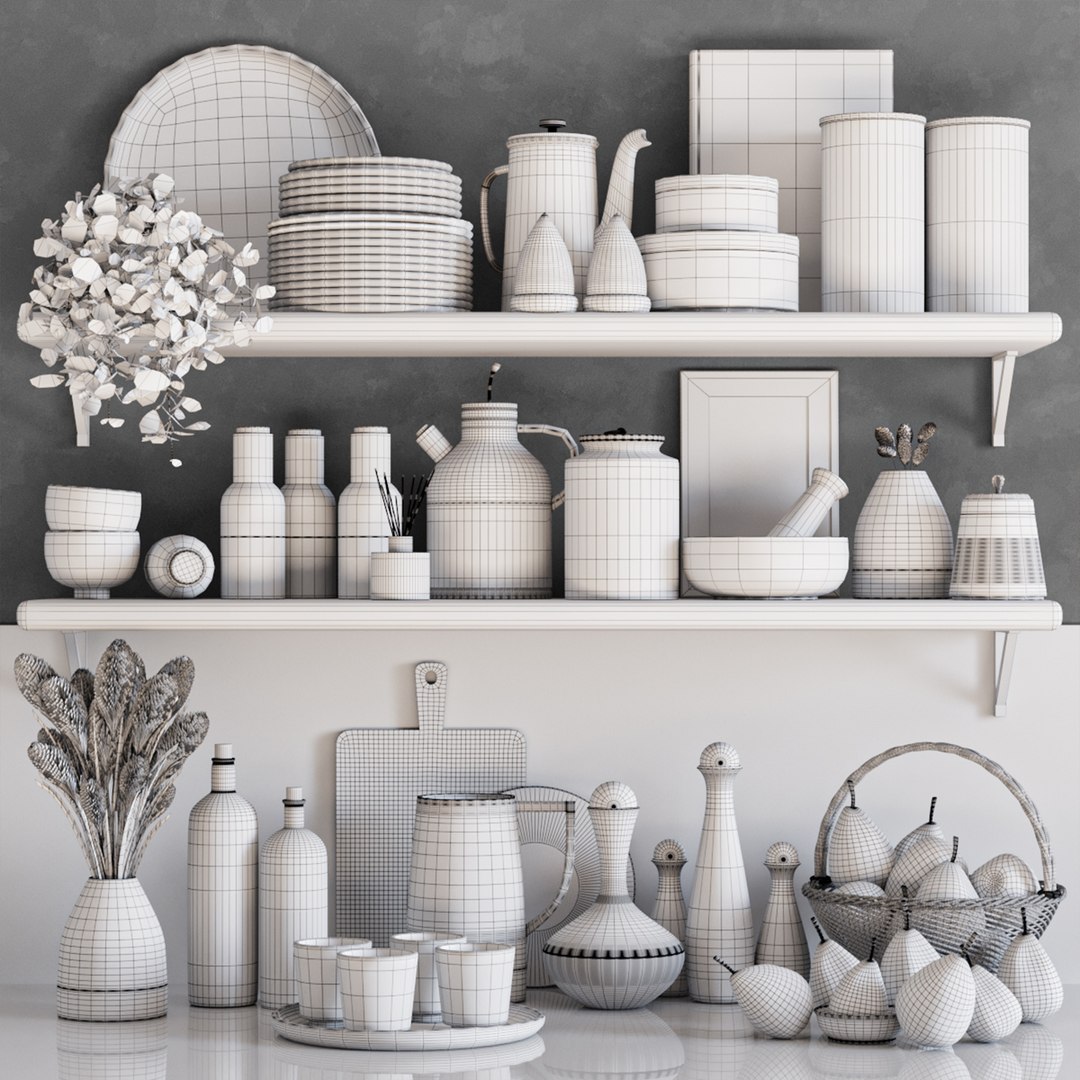 10 Kitchen Accessories Collection Vol 3 3D - TurboSquid 1931551