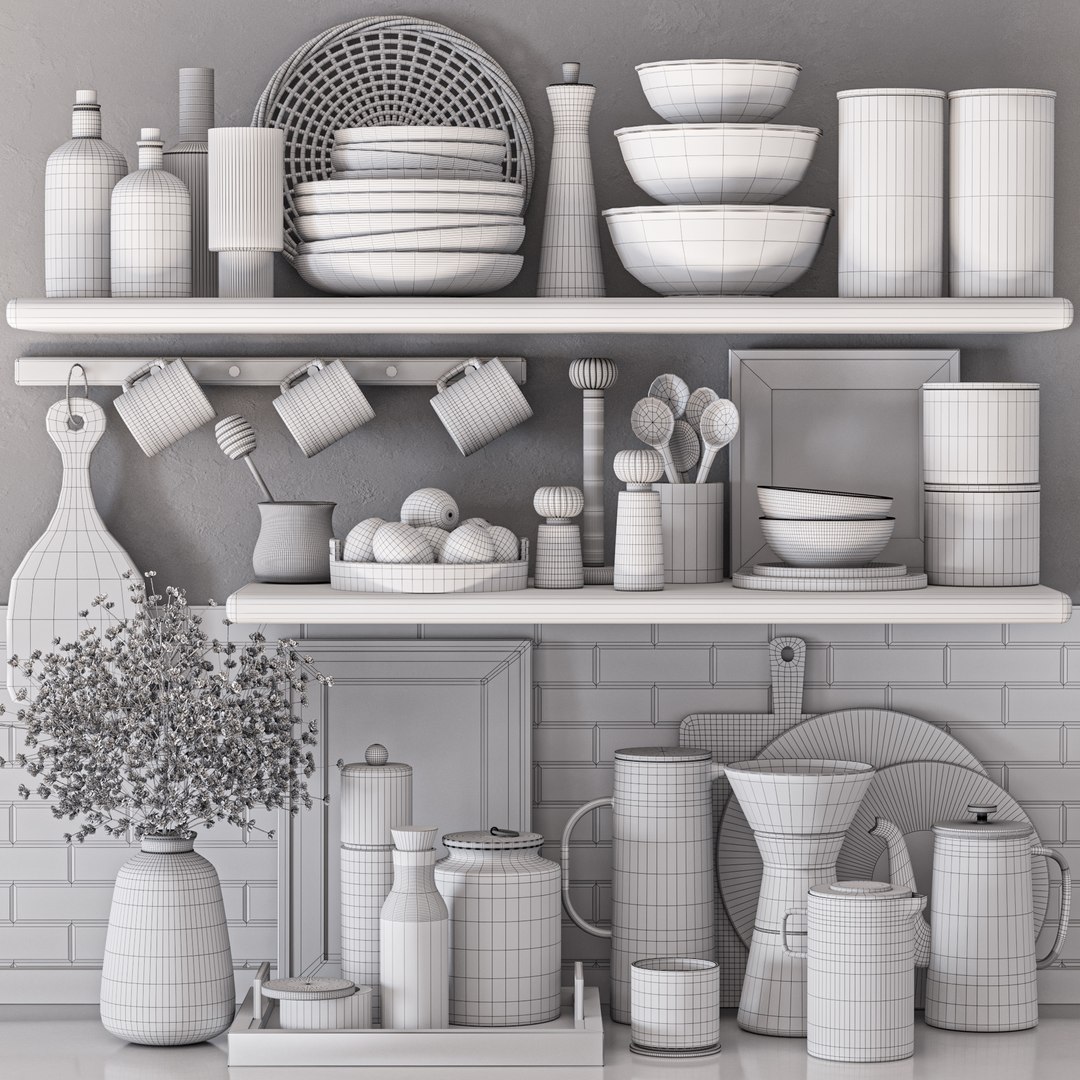 10 Kitchen Accessories Collection Vol 3 3D - TurboSquid 1931551