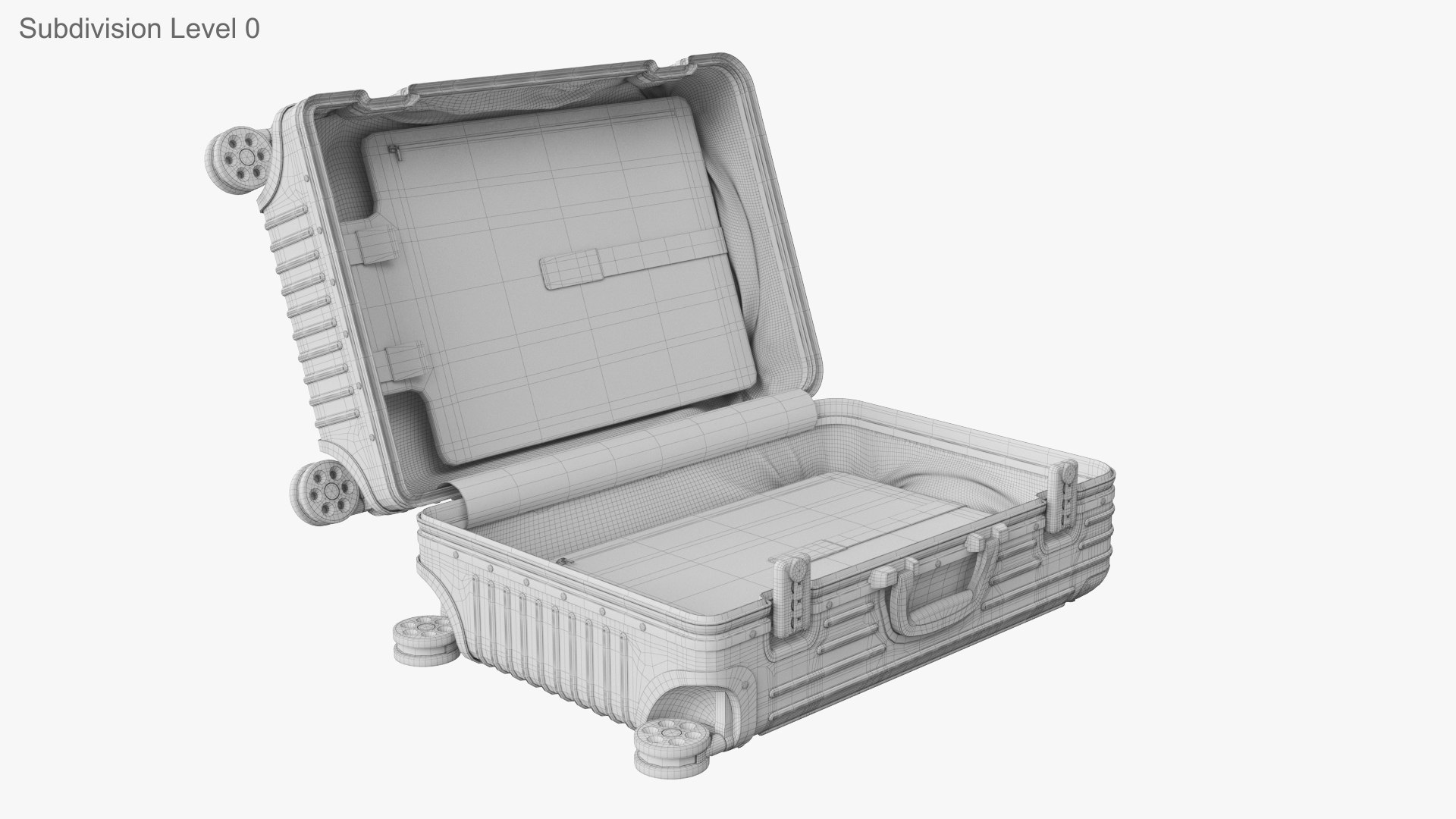 3D travel suitcase original - TurboSquid 1618485
