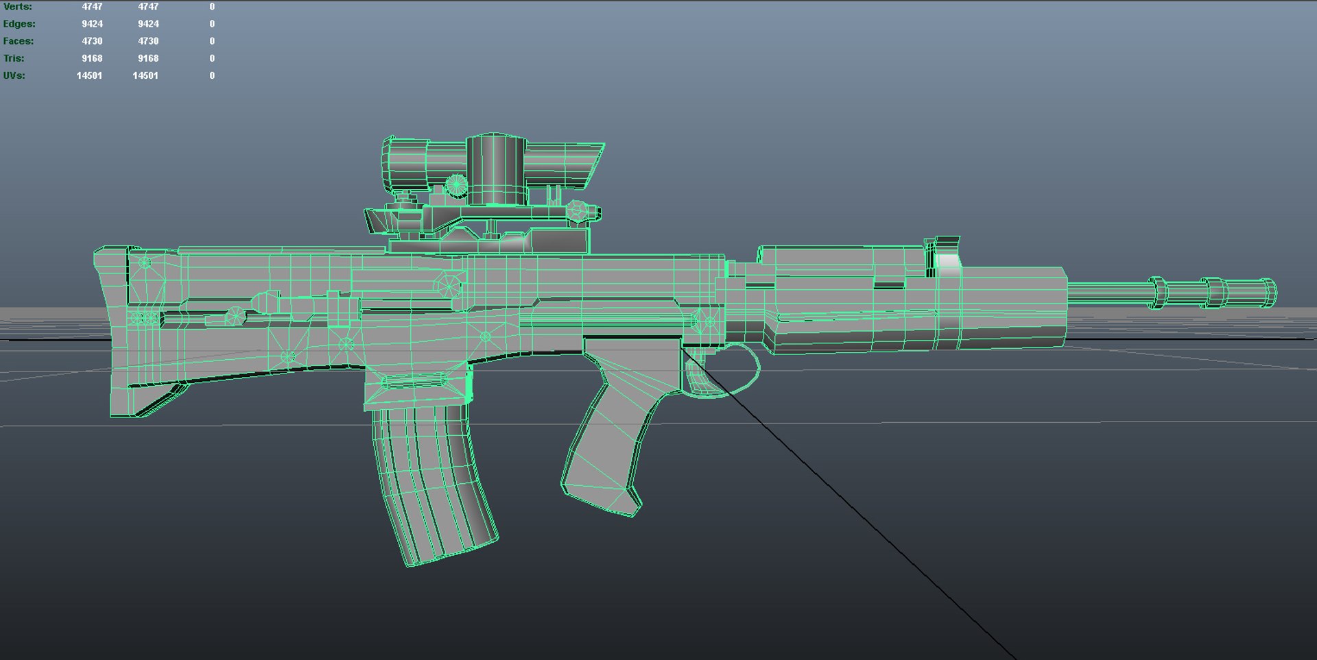 sa80 l85 weapon gun 3d ma