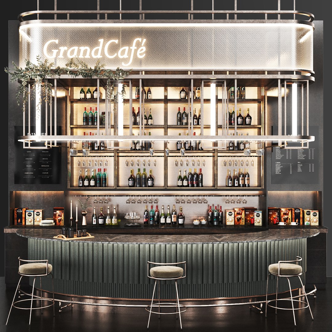 Cafe Bar 05 Restaurant 3D - TurboSquid 2116634