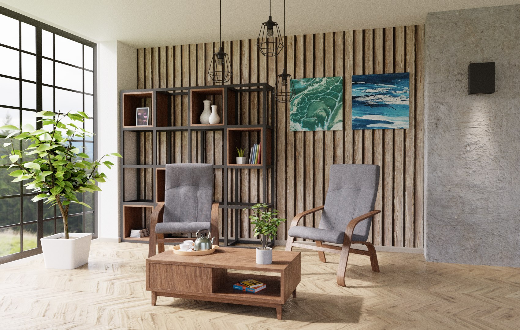 Cozy Hall 3D Model - TurboSquid 1664885