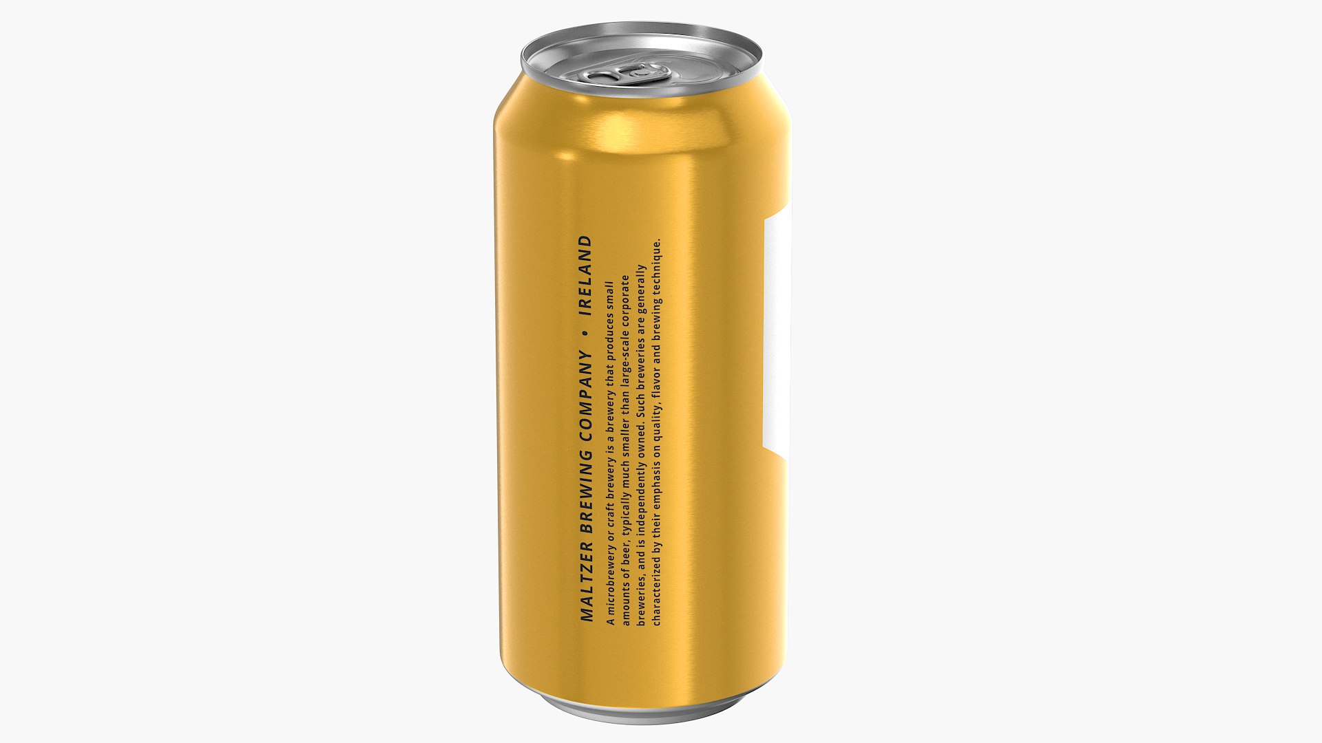 3D Standard Beer Can 440ml V1 - TurboSquid 2434845