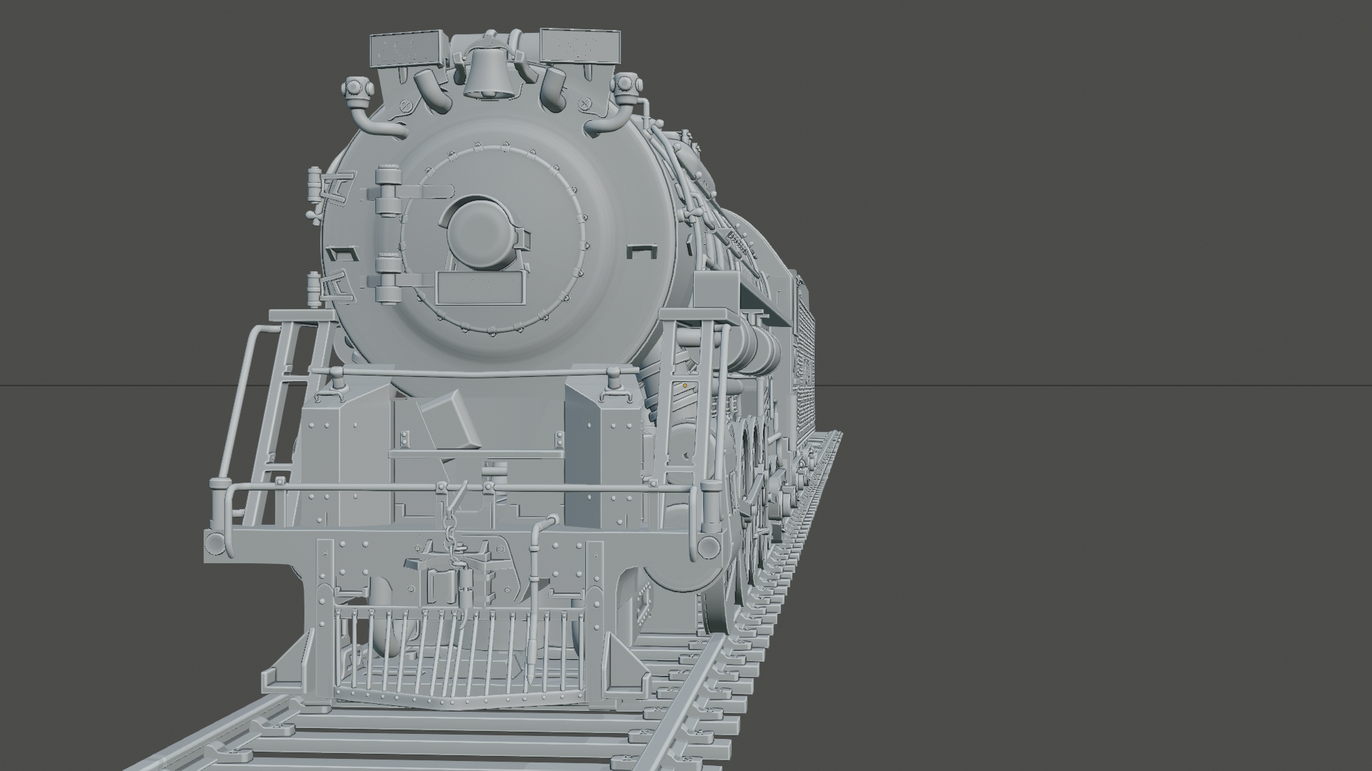 3D Pere Marquette 1225 Locomotive Train - TurboSquid 1717357