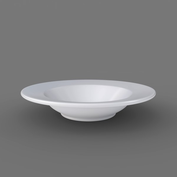 3D soup plate pack - model - TurboSquid 1221915