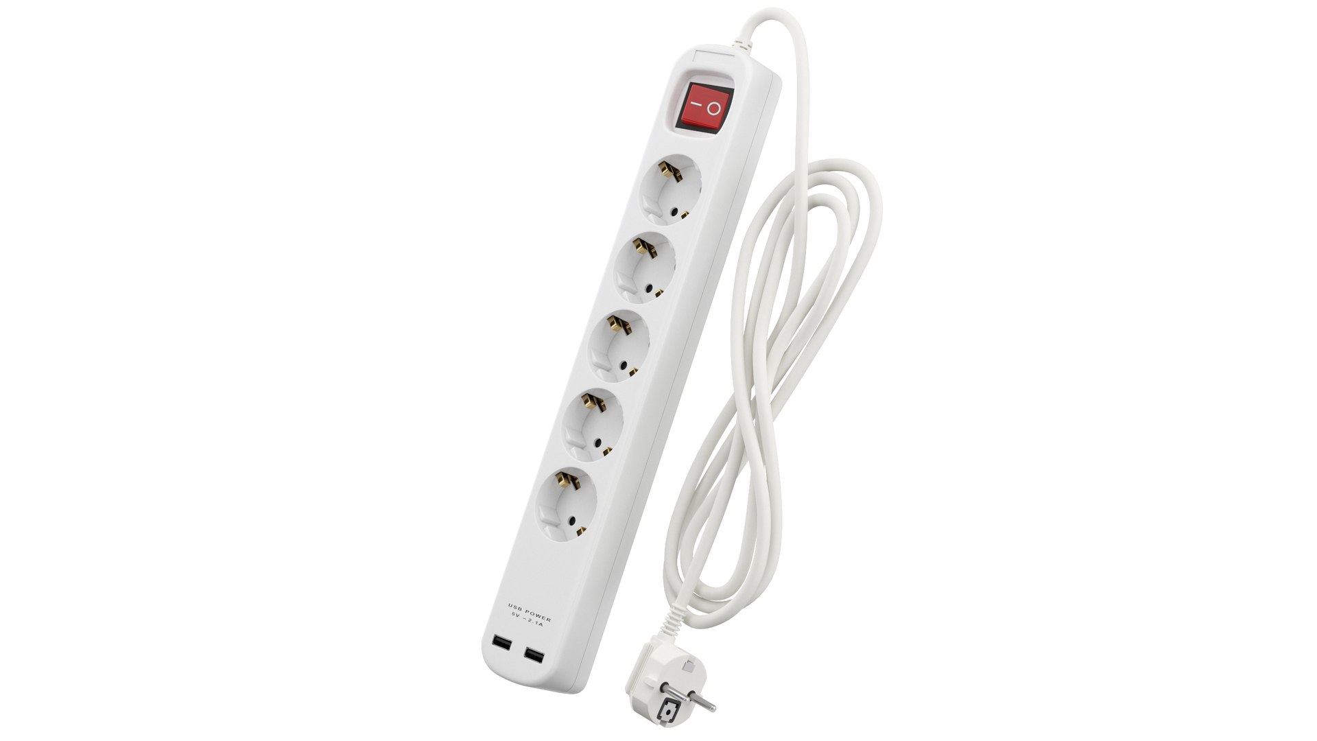 Power Strip 3D Model - TurboSquid 2145725