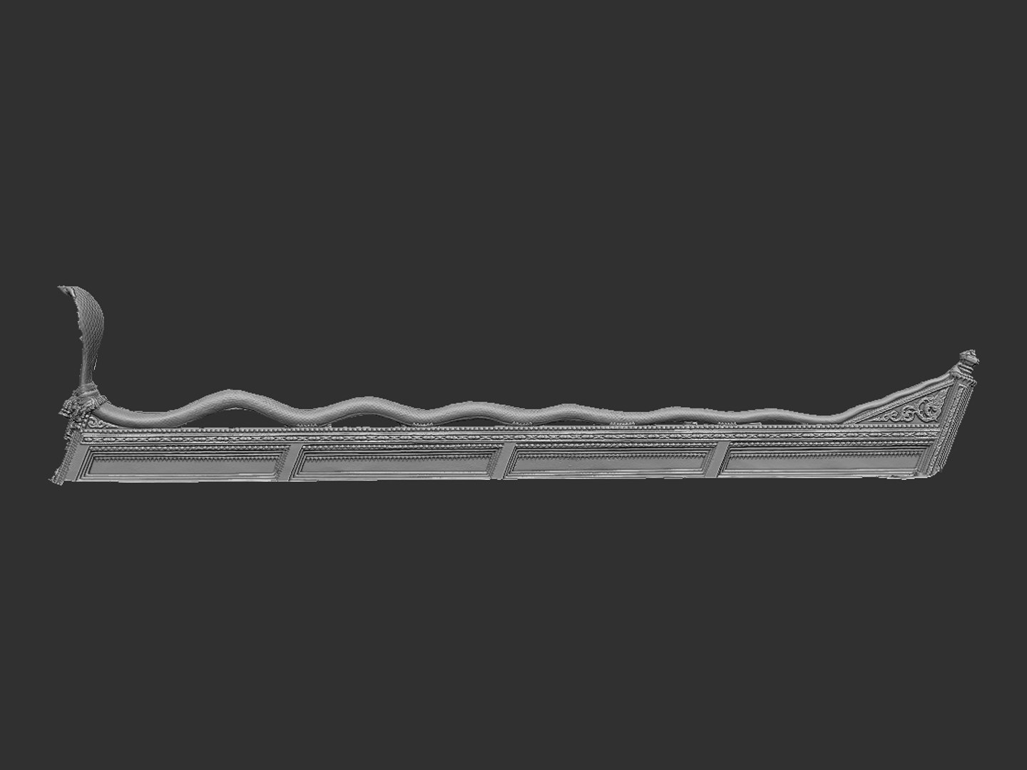 Snake Railing Hd Model - TurboSquid 1328263