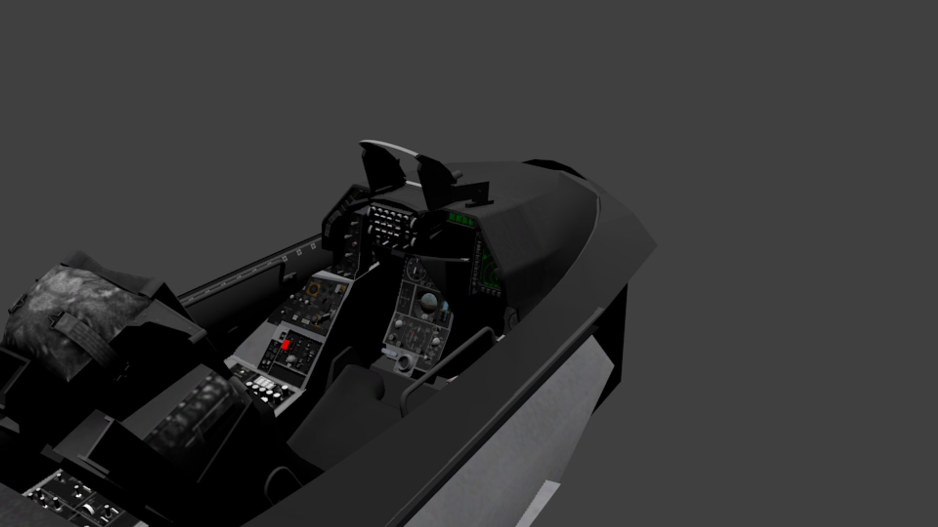 F-16c Cockpit F-16 3d Obj