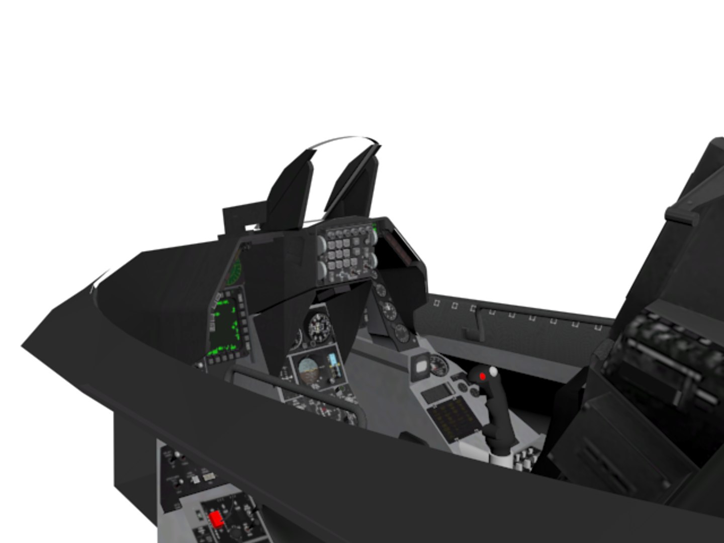 F-16c Cockpit F-16 3d Obj