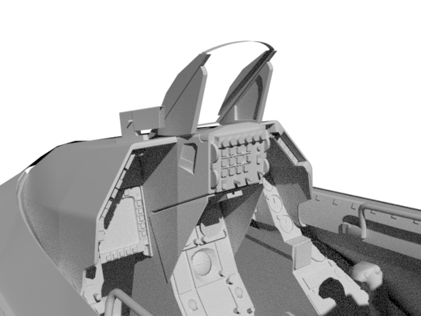 F-16c Cockpit F-16 3d Obj