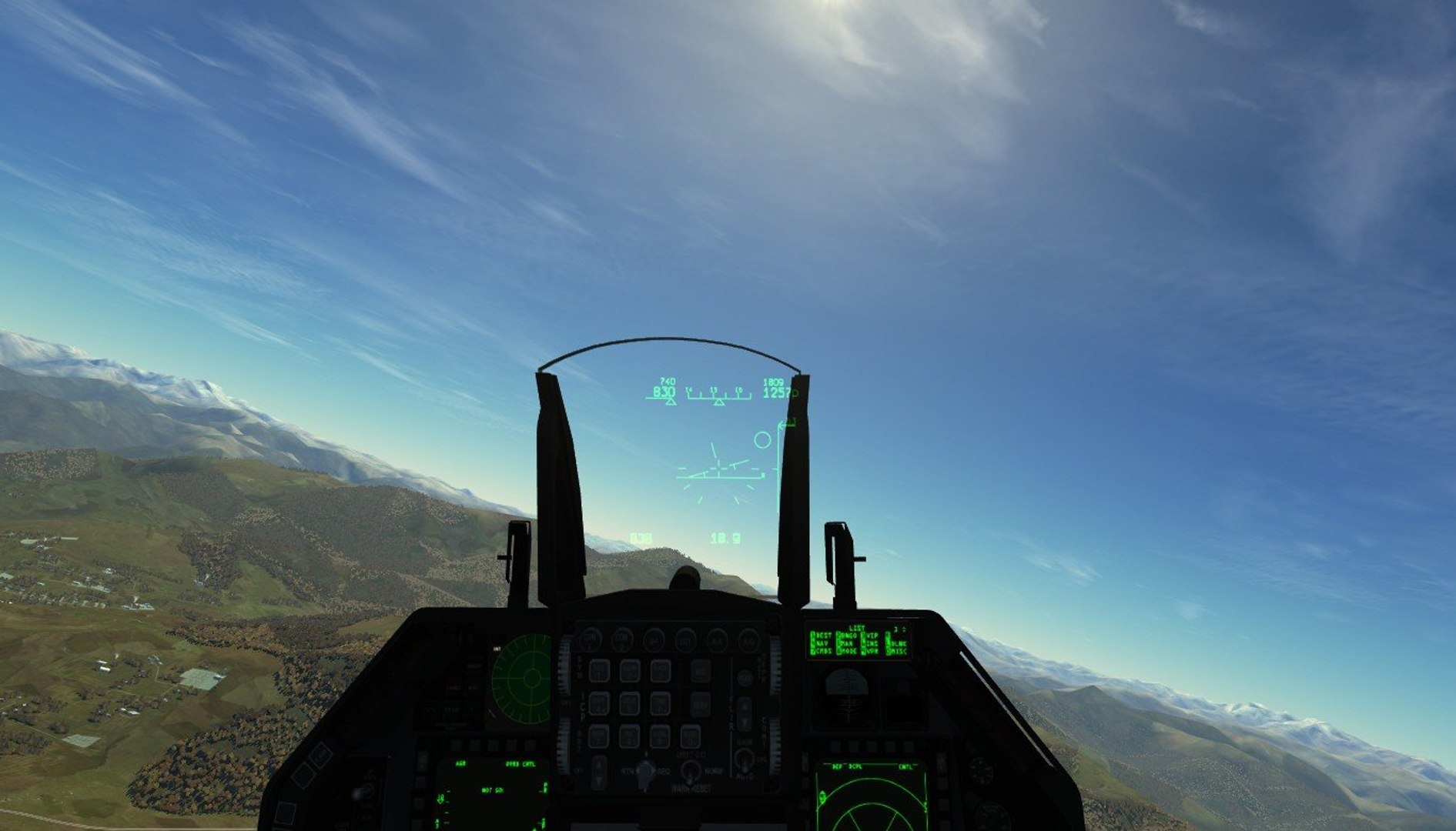 F-16c Cockpit F-16 3d Obj