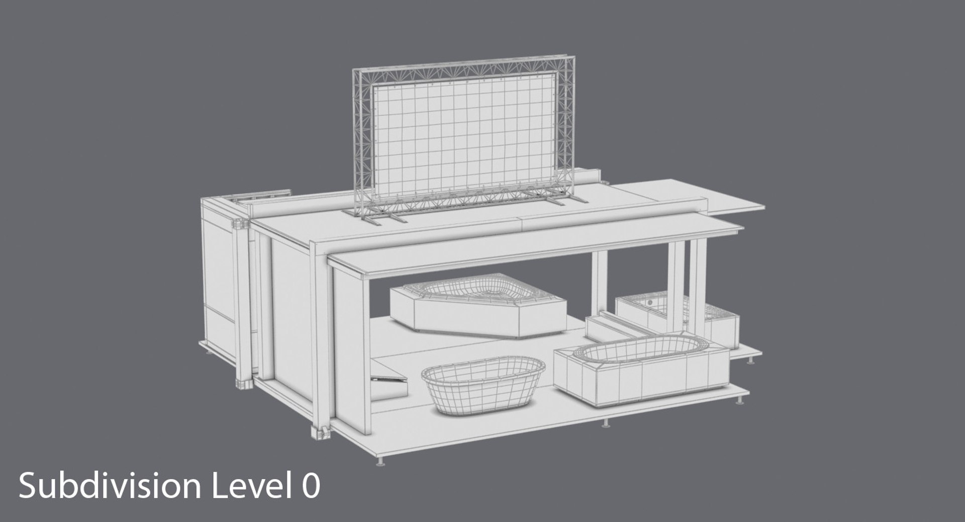 3D Space-structure-02 Model - TurboSquid 1217330