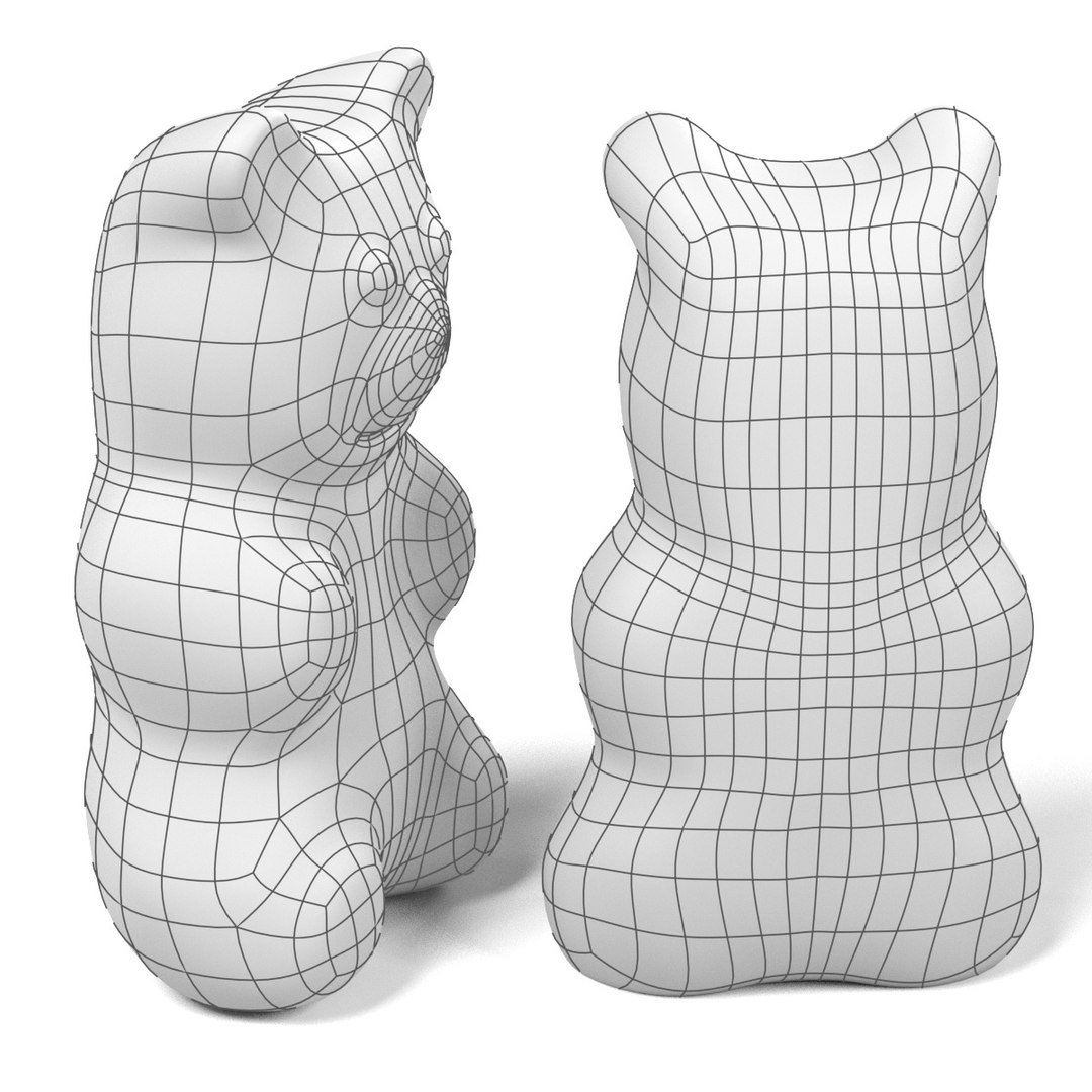3d Gummy Bear Model