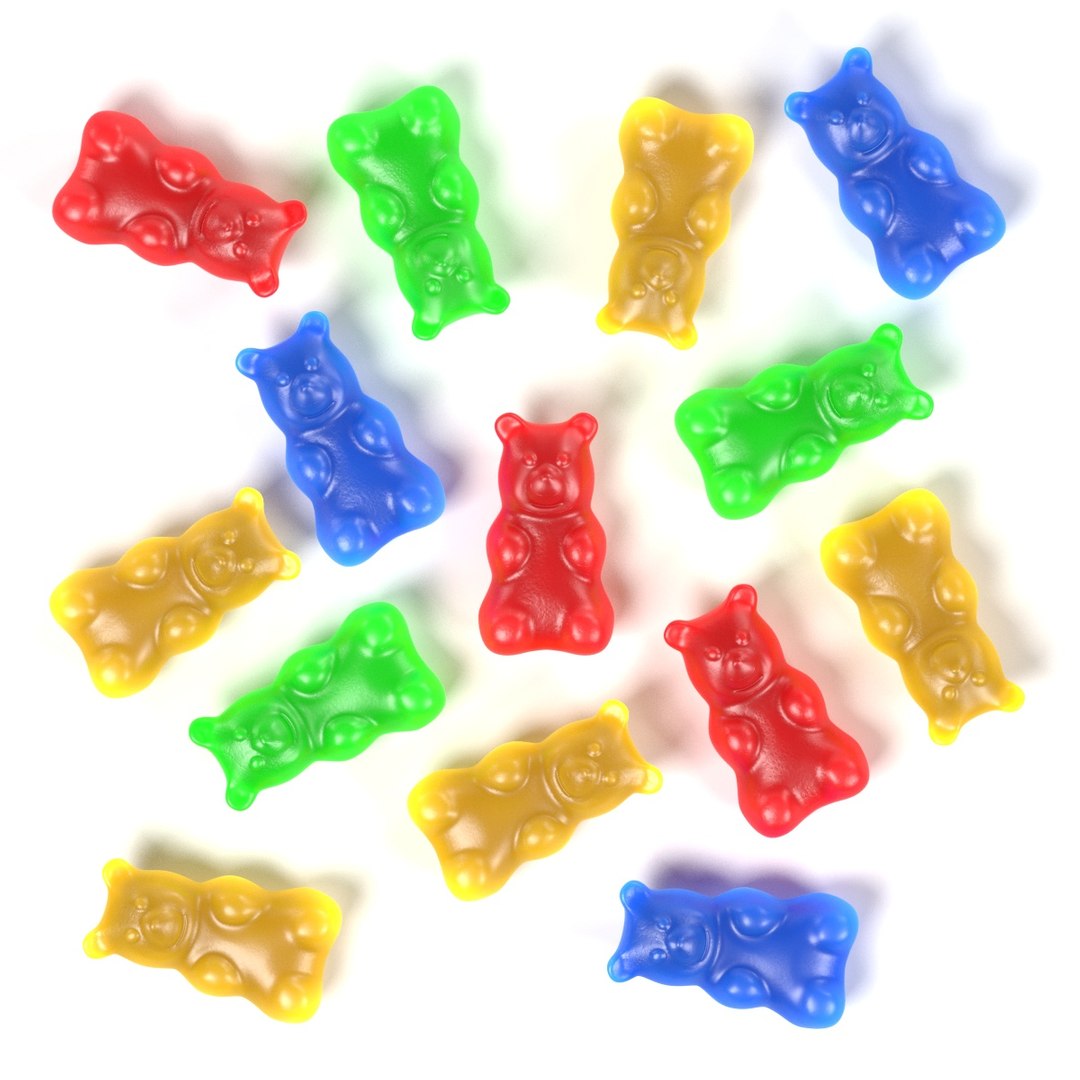 3d Gummy Bear Model