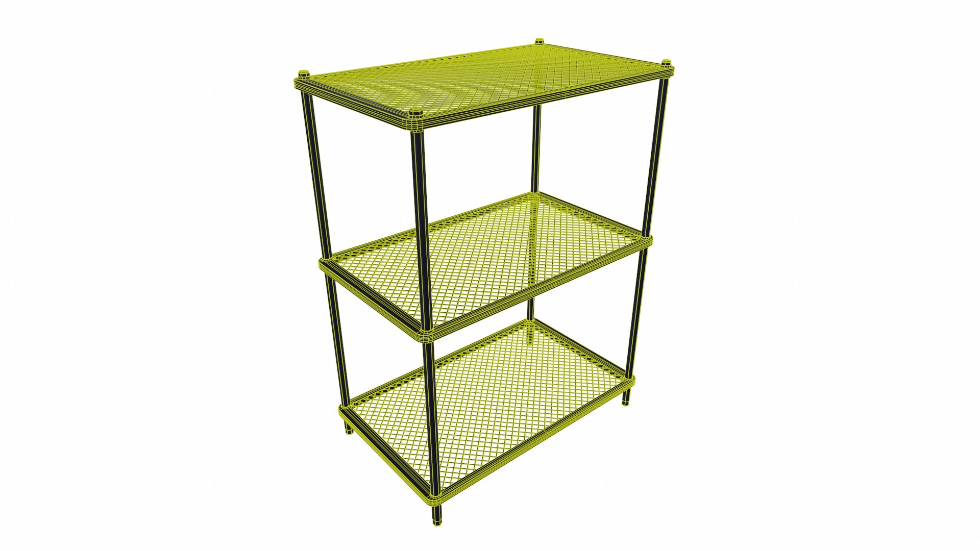 Steel Storage Rack Model - TurboSquid 2207554