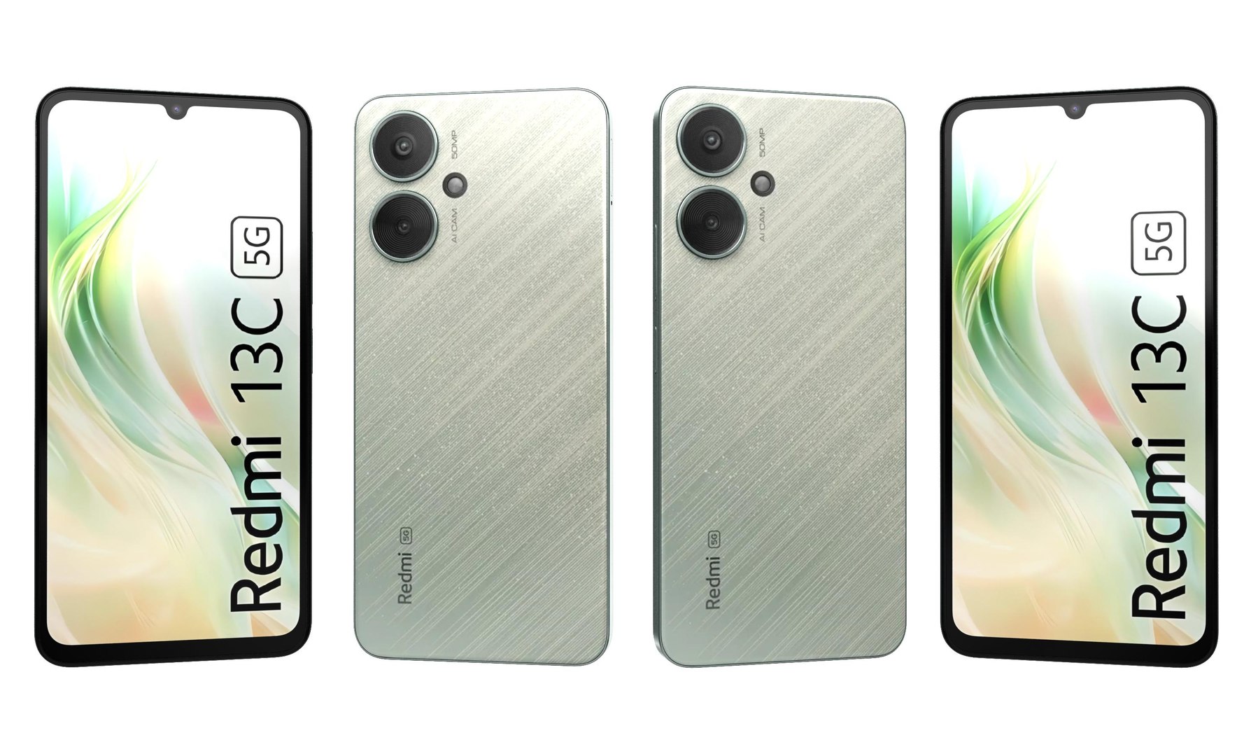 Xiaomi Redmi 13C 5G All Colors 3D model - TurboSquid 2174305