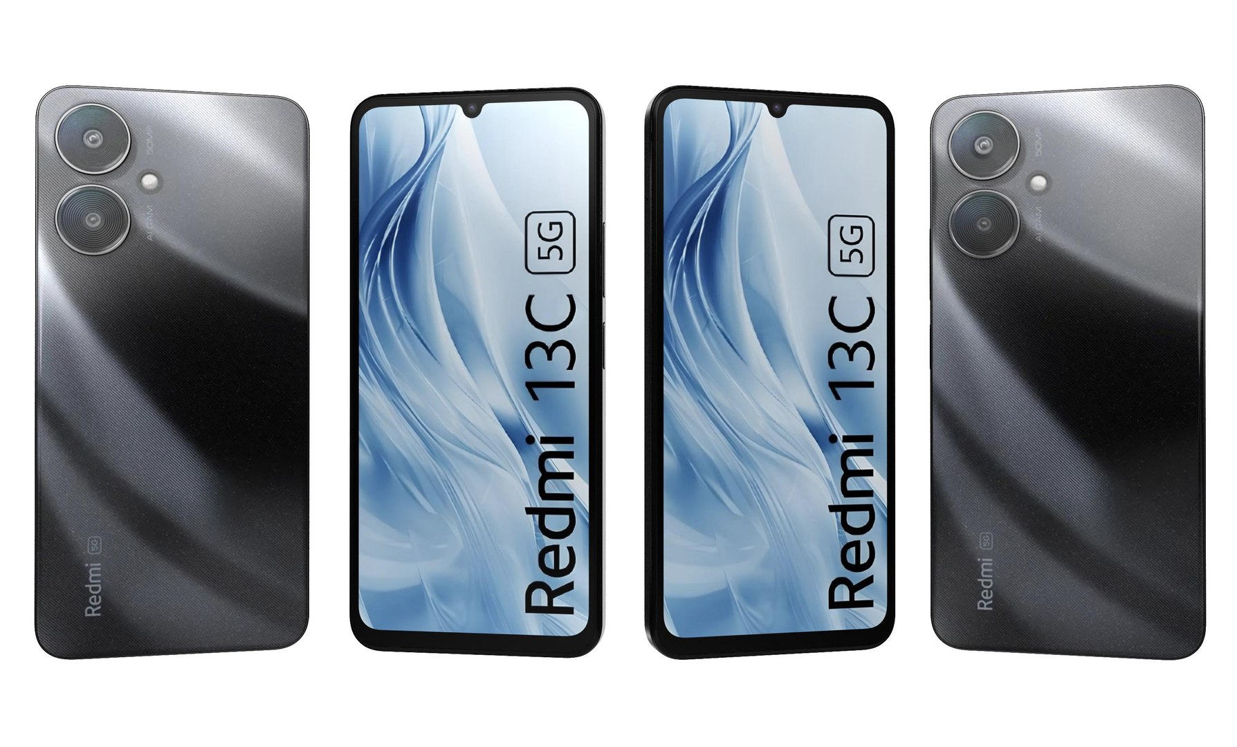 Xiaomi Redmi 13C 5G All Colors 3D model - TurboSquid 2174305