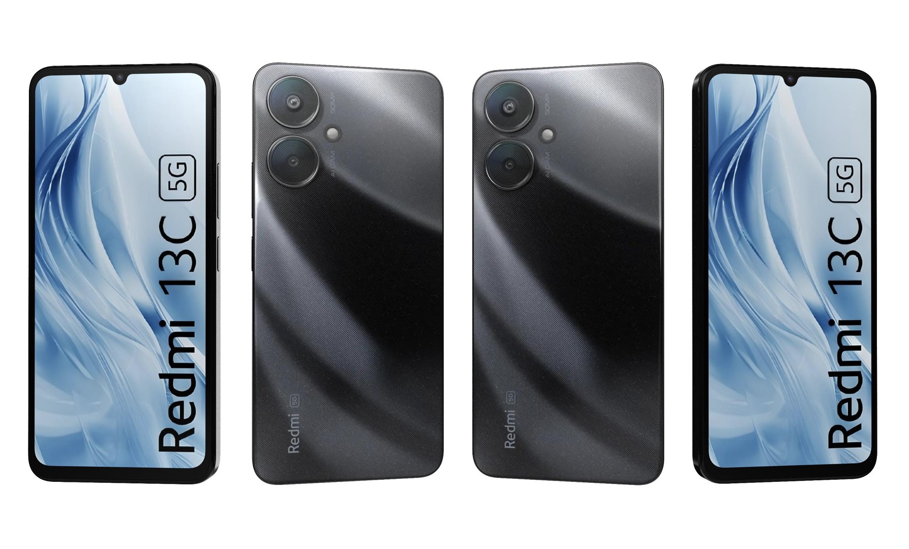 Xiaomi Redmi 13C 5G All Colors 3D model - TurboSquid 2174305