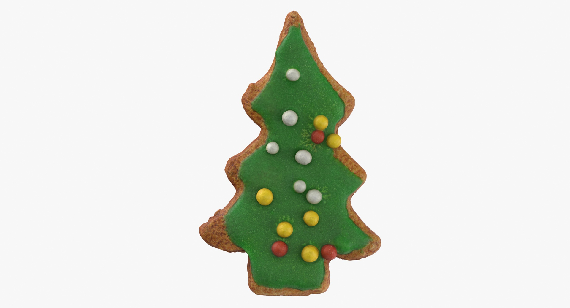 Christmas Tree Gingerbread Cookie 02 3D Model - TurboSquid 2017697