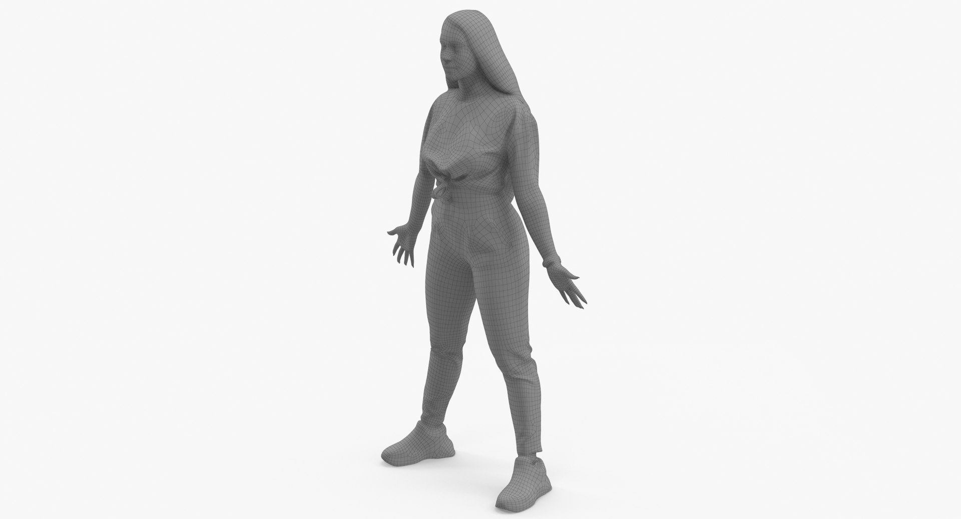 3D model Freya Casual Spring A Pose - TurboSquid 1857806