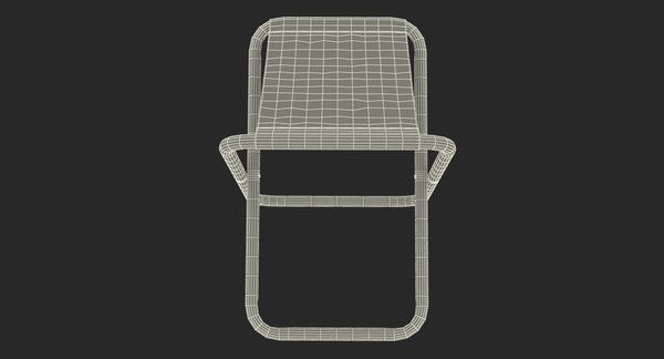 small fishing folding chair 3d 3ds