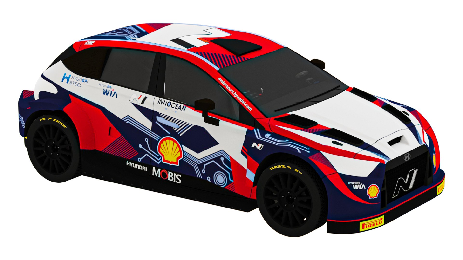 3D Model Hybrid Rally Car - TurboSquid 1920254