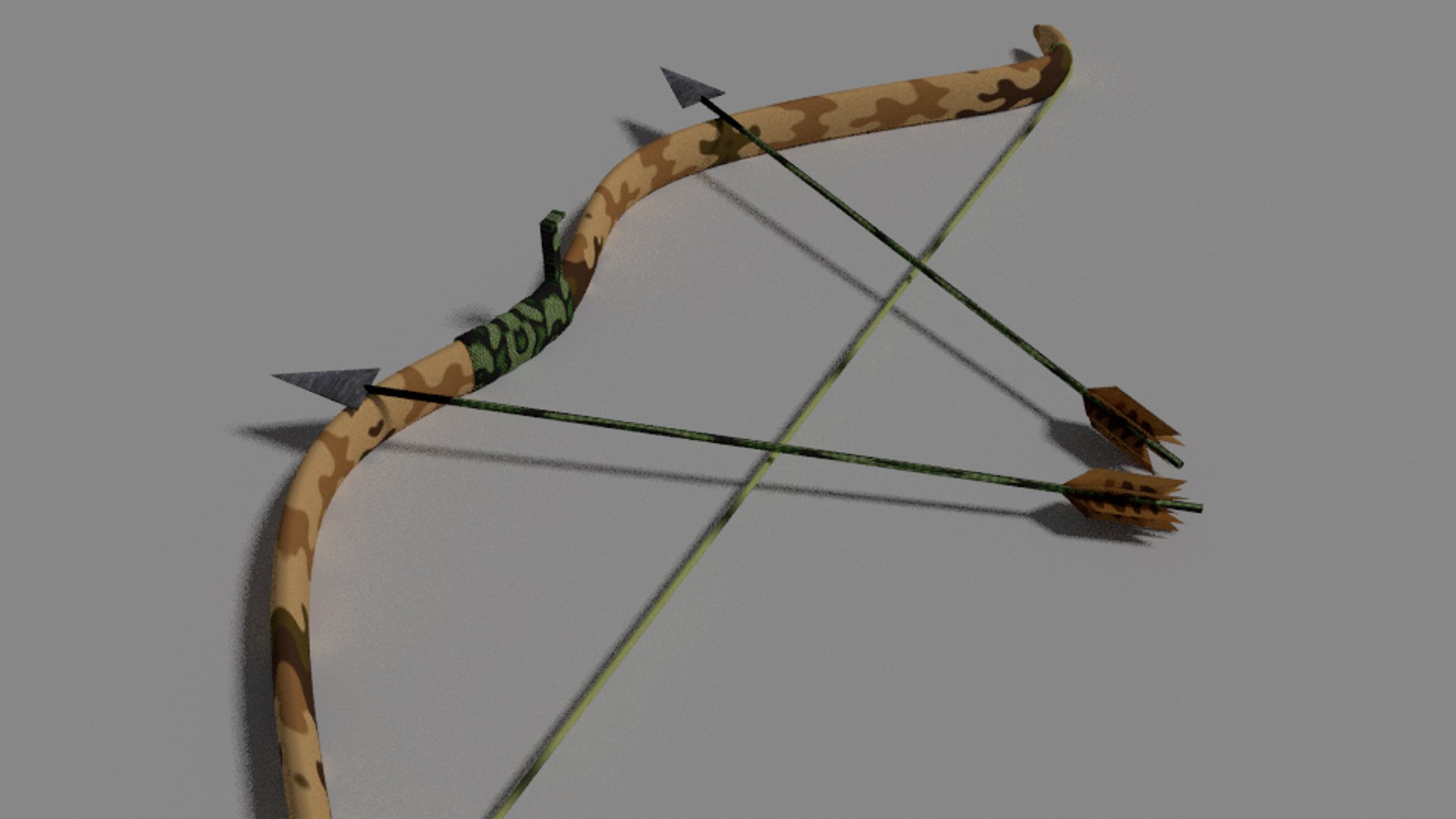 Bow Arrow 3d Model