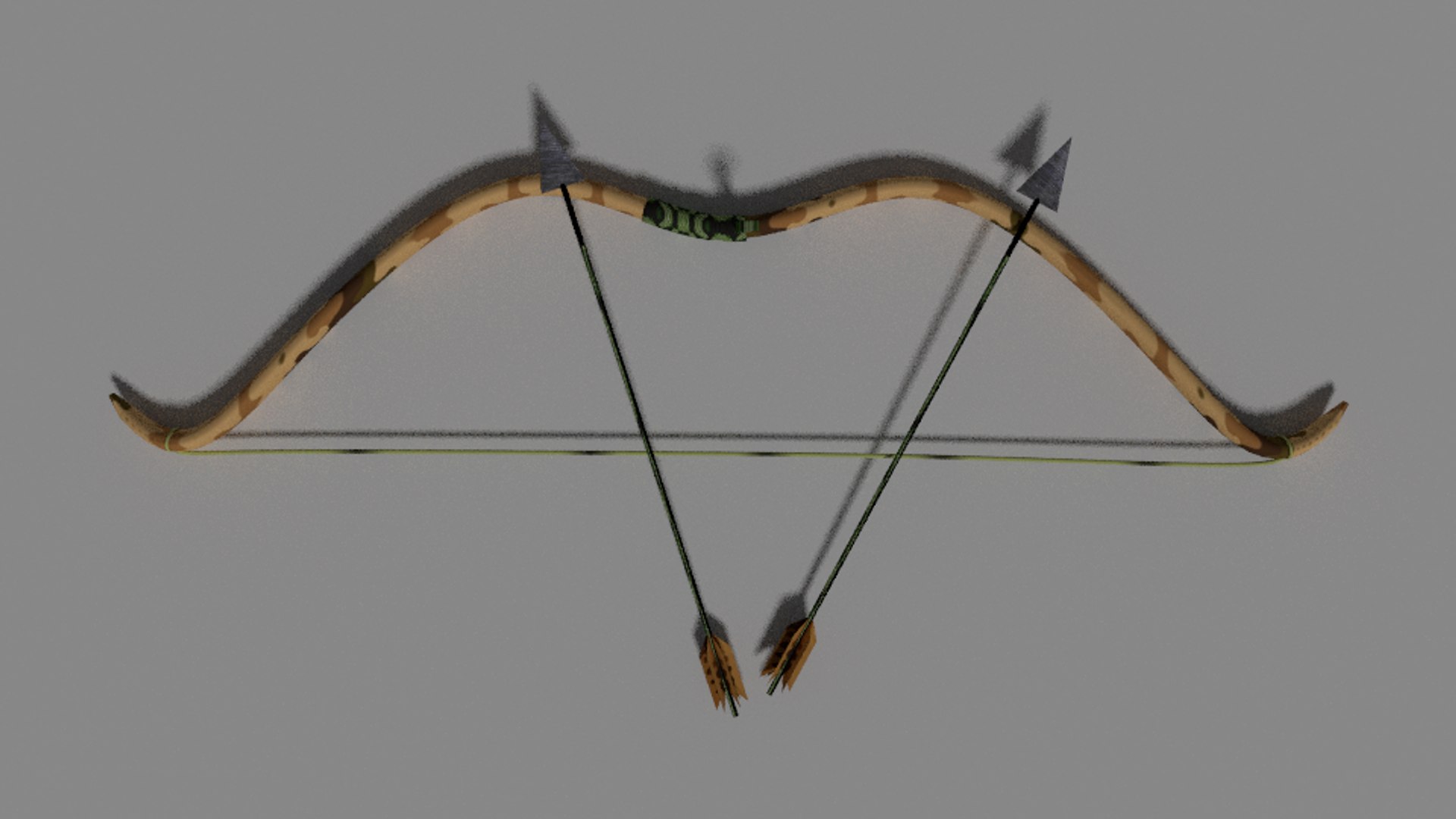 Bow Arrow 3d Model
