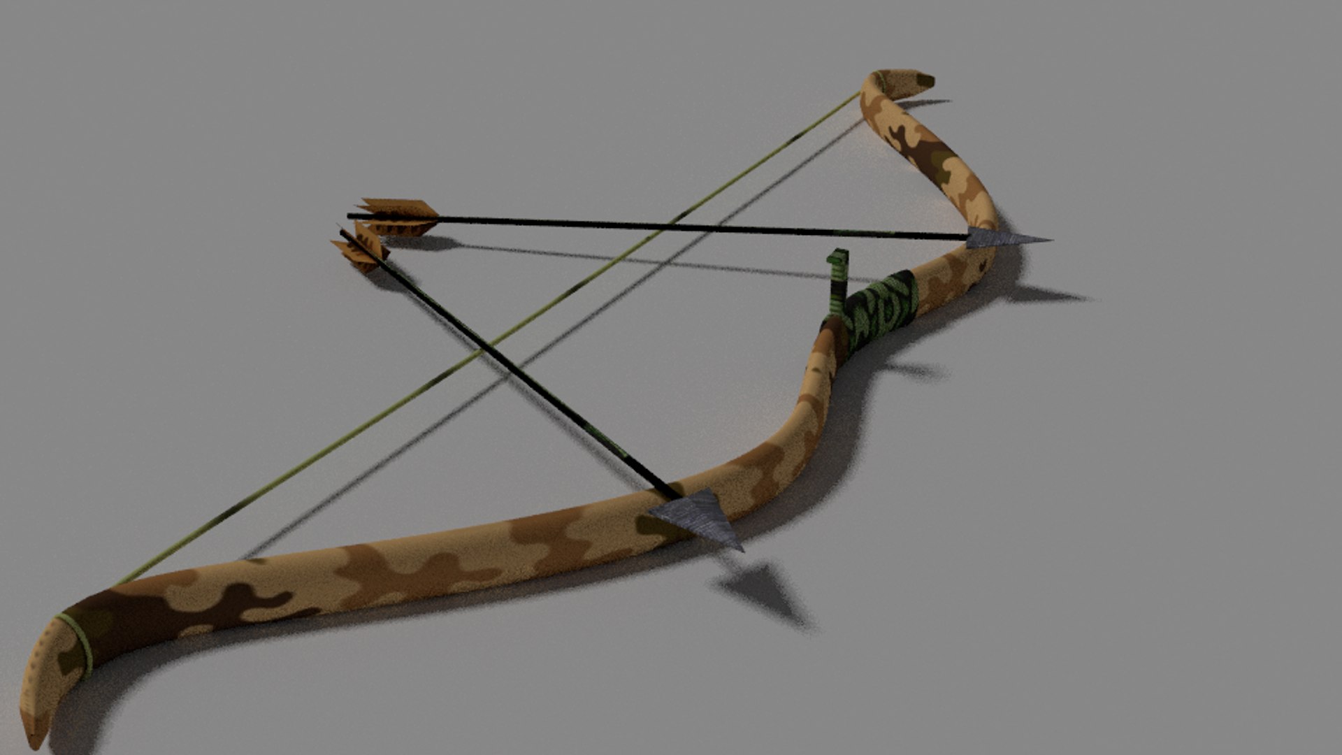 Bow Arrow 3d Model