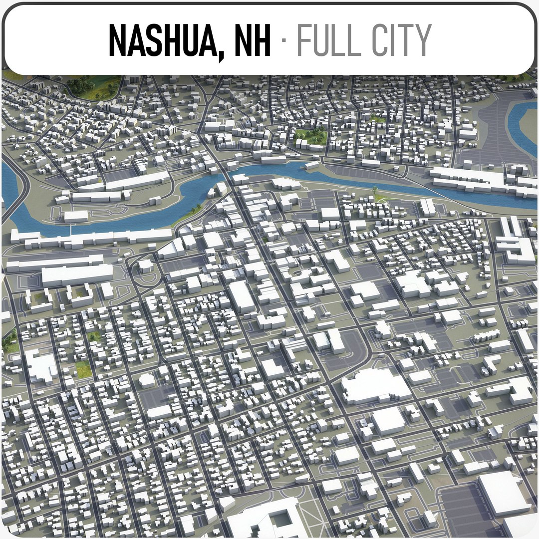 Nashua surrounding - model - TurboSquid 1559463