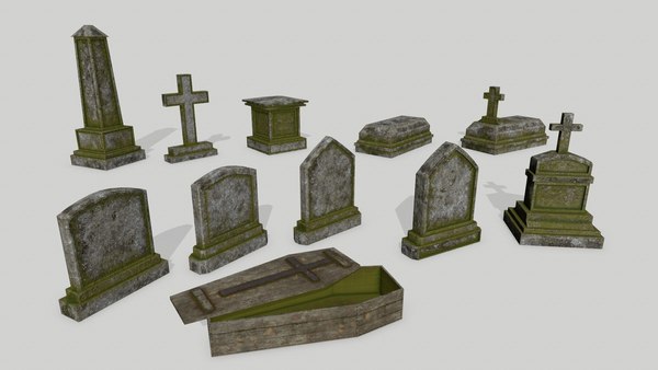 3d model grave