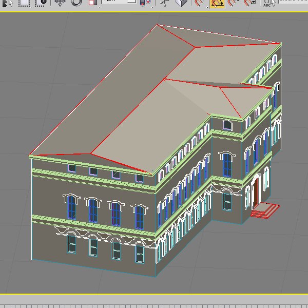 3d max building exterior multi purpose