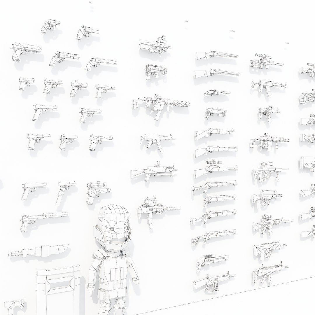 Weapons Asset Pack Model - TurboSquid 1333698