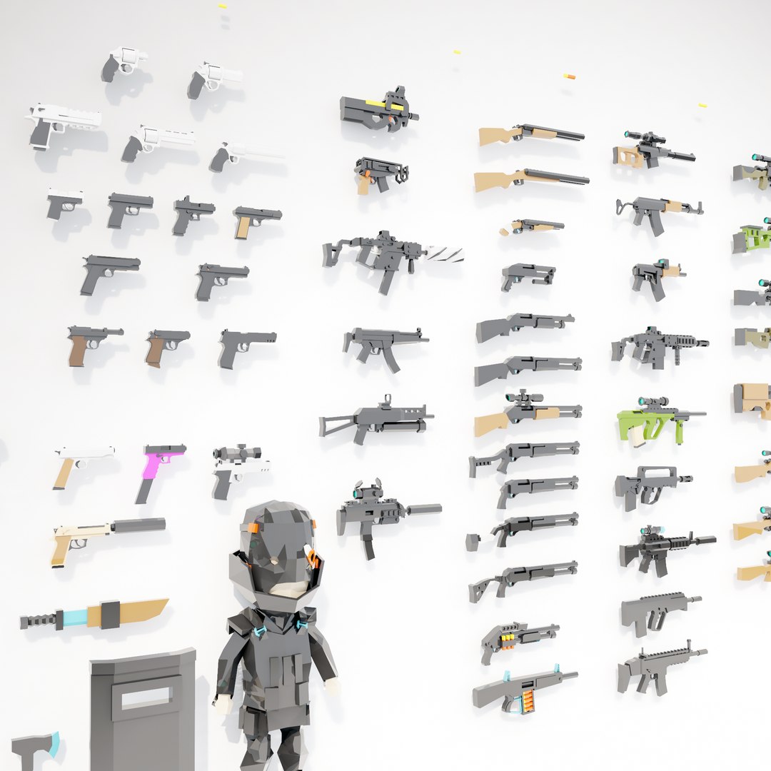 Weapons Asset Pack Model - TurboSquid 1333698