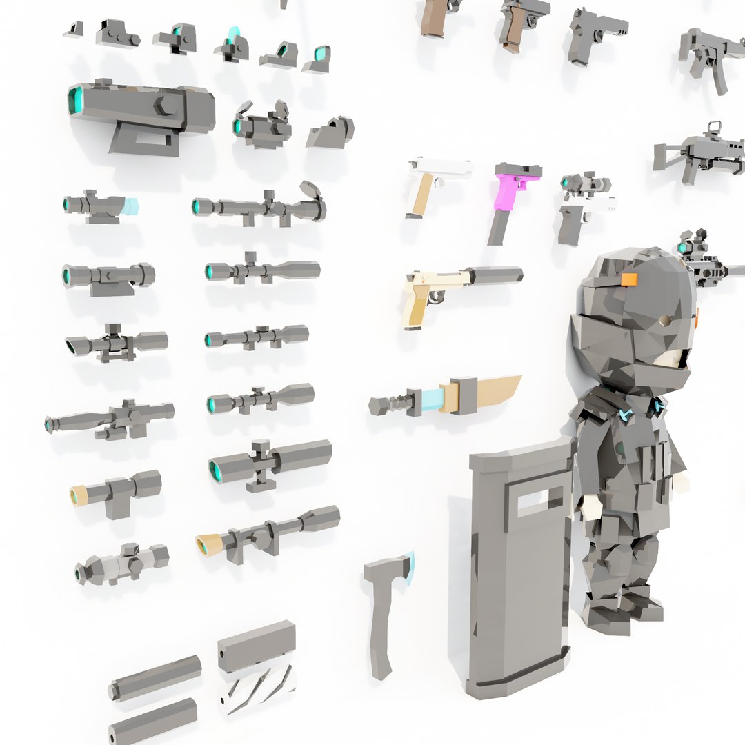 Weapons Asset Pack Model - TurboSquid 1333698