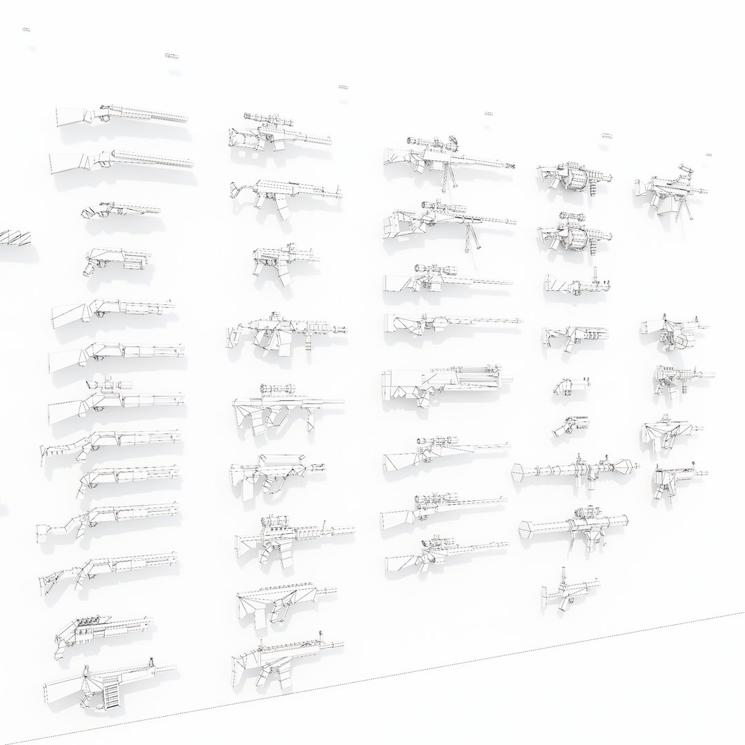 Weapons Asset Pack Model - TurboSquid 1333698