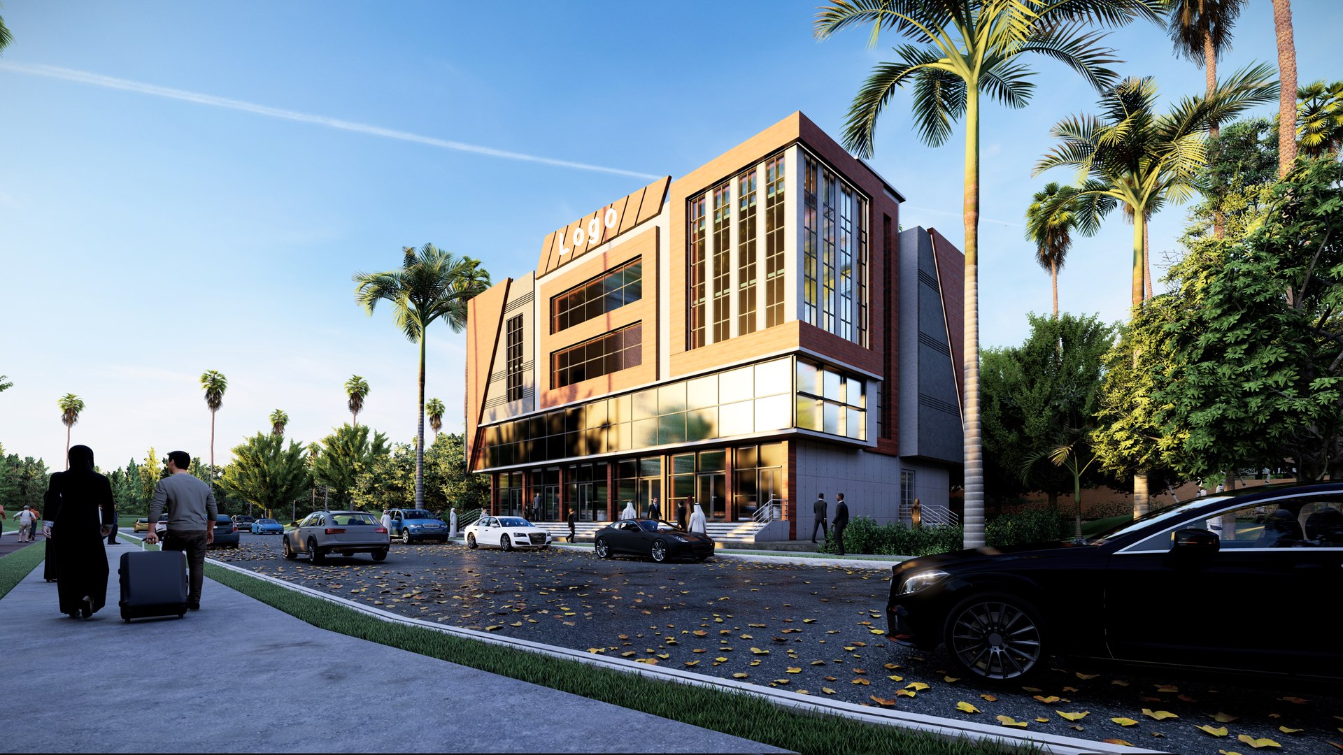 Hotel building 3D - TurboSquid 1681188