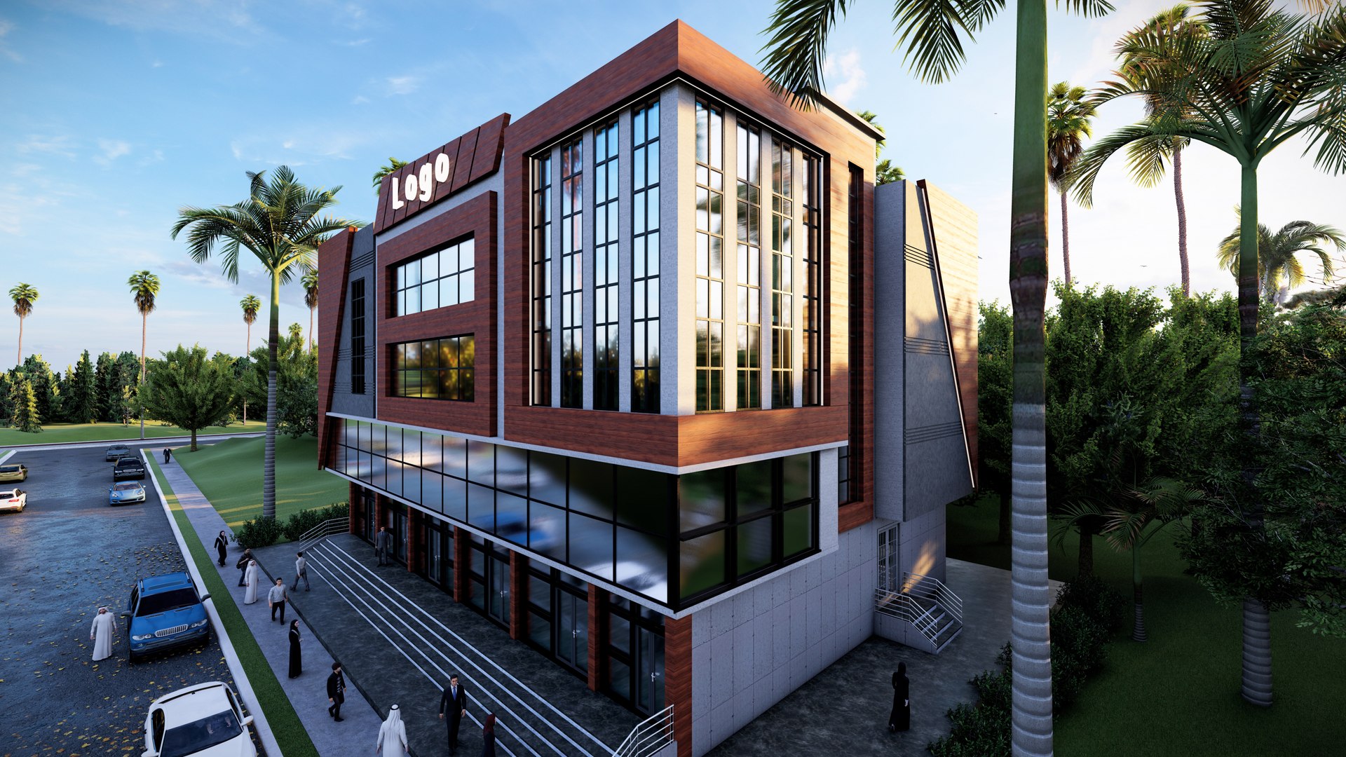 Hotel building 3D - TurboSquid 1681188