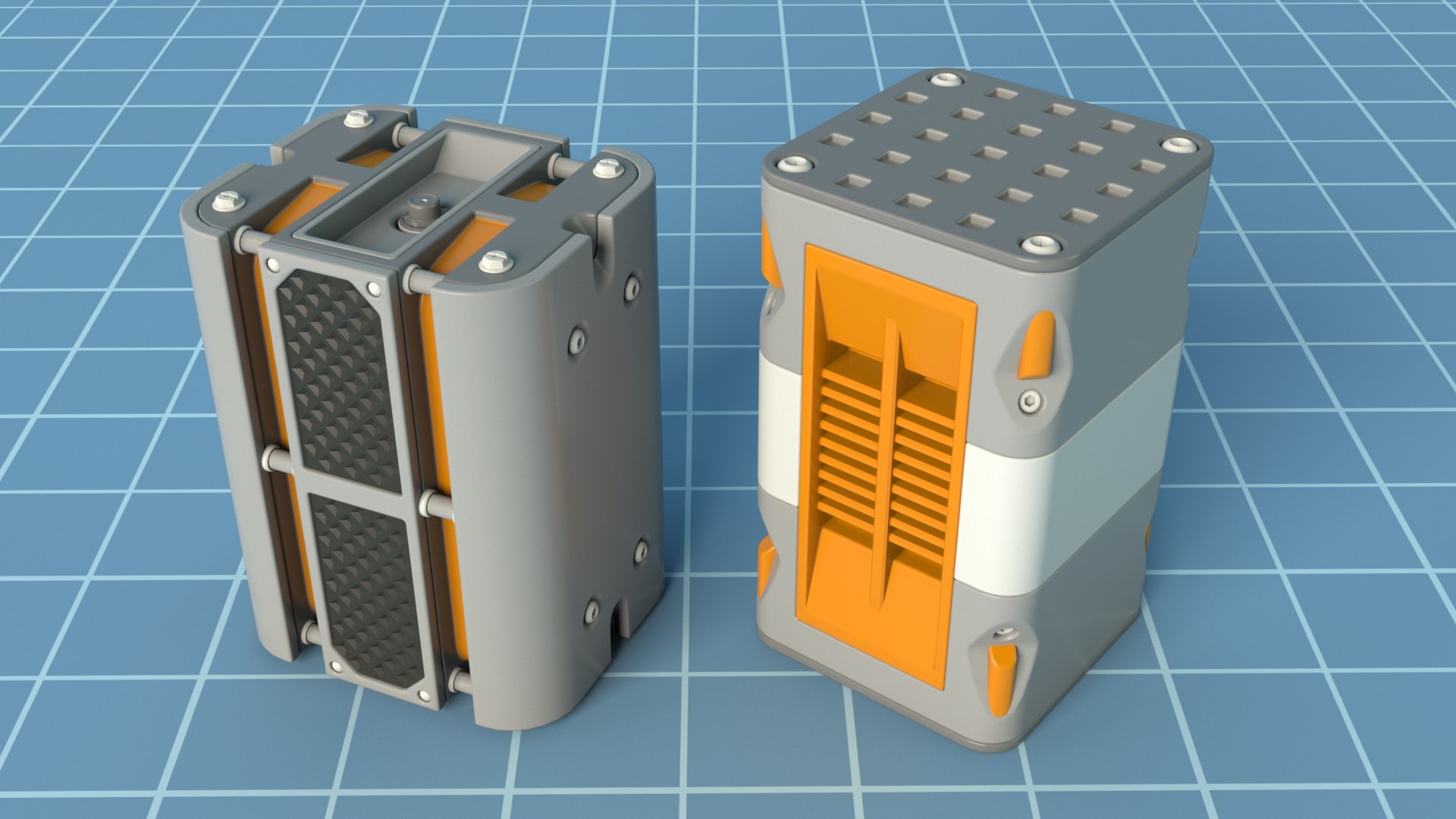 Industrial Kitbash - 12 - 100 Pieces 3D Model - TurboSquid 2174408